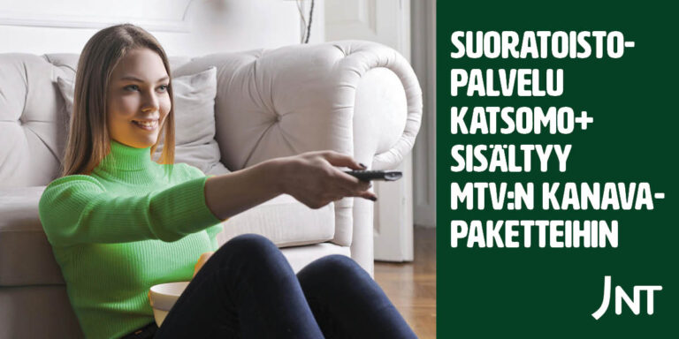 Suoratoistopalvelu Katsomo+ sisältyy MTV:n kanavapaketteihin - JNT